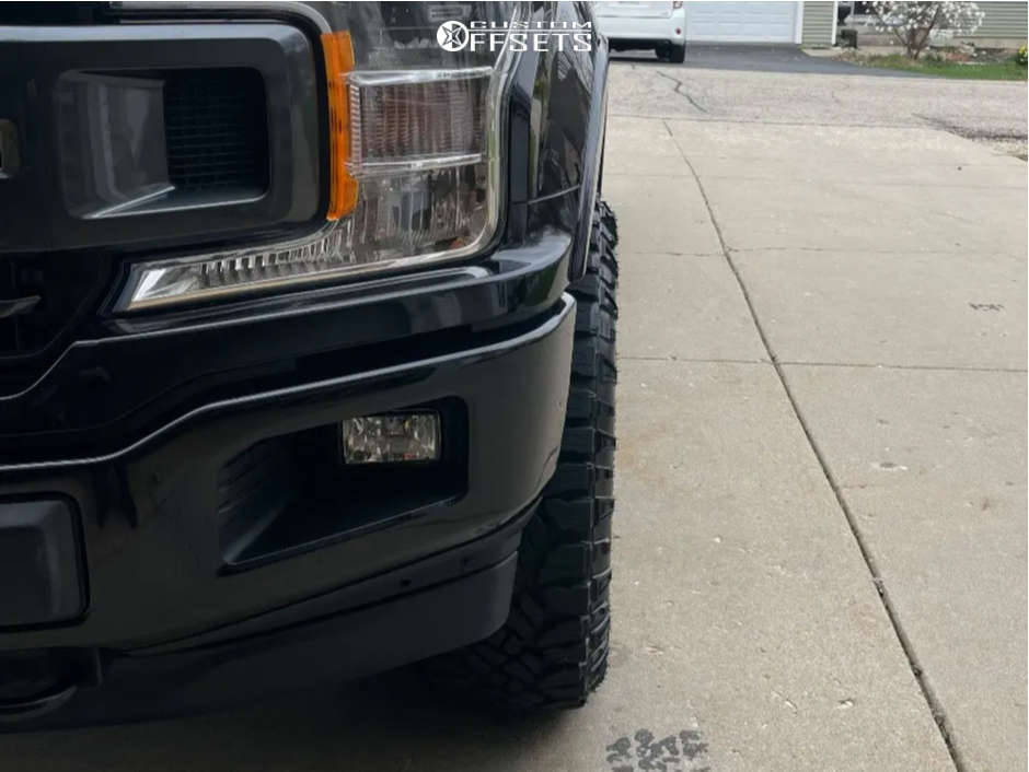 2020 Ford F-150 with 20x9 1 Fuel Tech and 275/65R20 Goodyear Wrangler ...