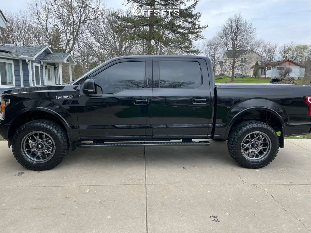 2020 Ford F-150 with 20x9 1 Fuel Tech and 275/65R20 Goodyear Wrangler ...