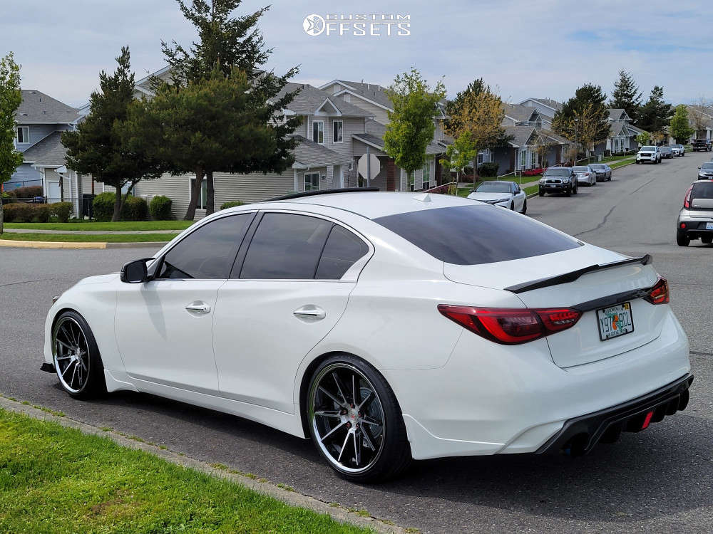 2018 INFINITI Q50 with 20x10 28 Ferrada CM2 and 245/35R20 Toyo Tires ...