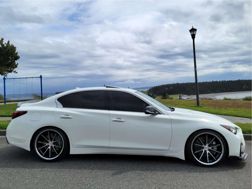 2018 INFINITI Q50 with 20x10 28 Ferrada CM2 and 245/35R20 Toyo Tires ...