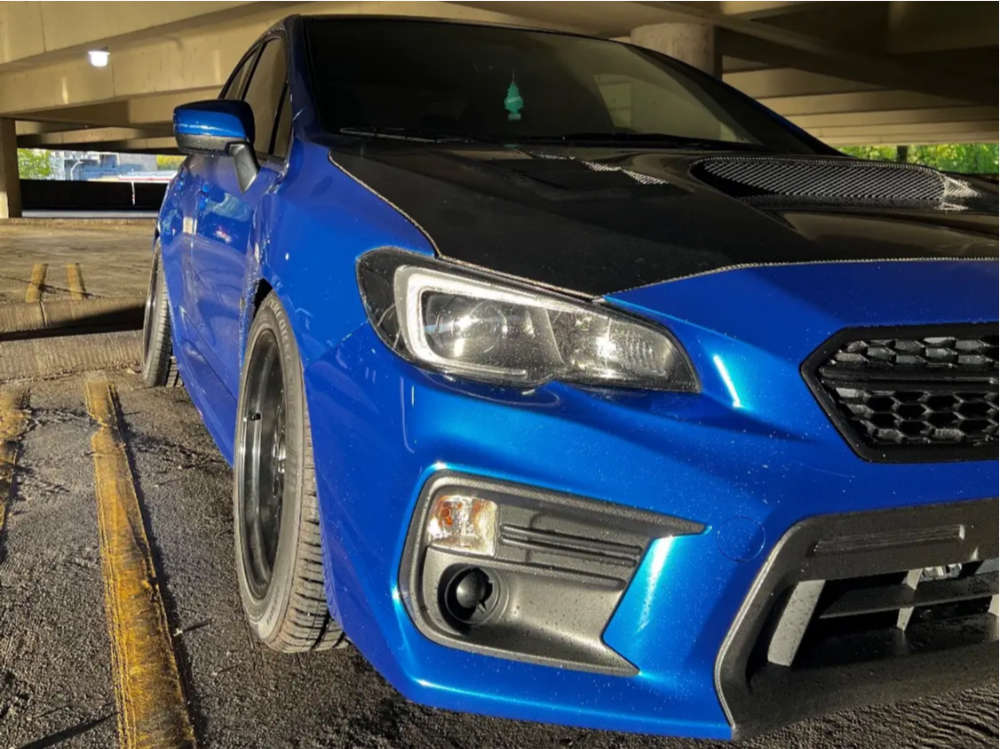 2019 Subaru WRX with 18x8.5 30 ESR Sr01 and 235/50R18 Douglas ...