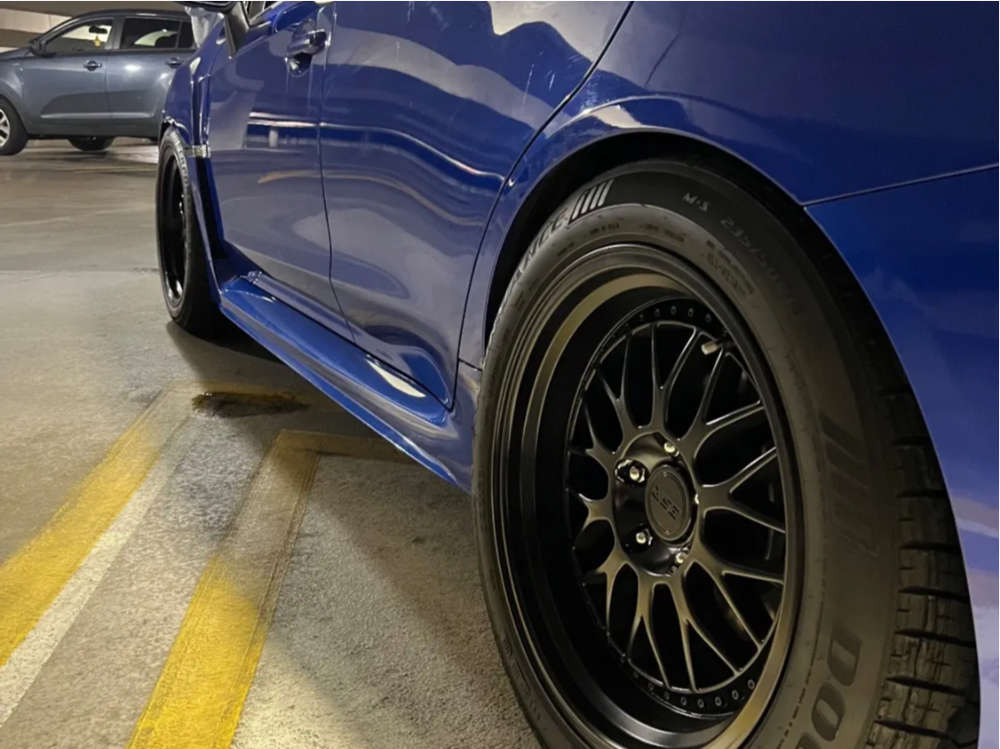 2019 Subaru WRX with 18x8.5 30 ESR Sr01 and 235/50R18 Douglas ...