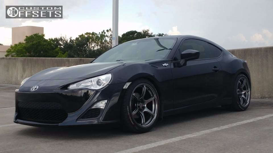 2013 Scion FR-S with 18x9.5 45 Advan RGIII and 255/35R18 Bridgestone ...
