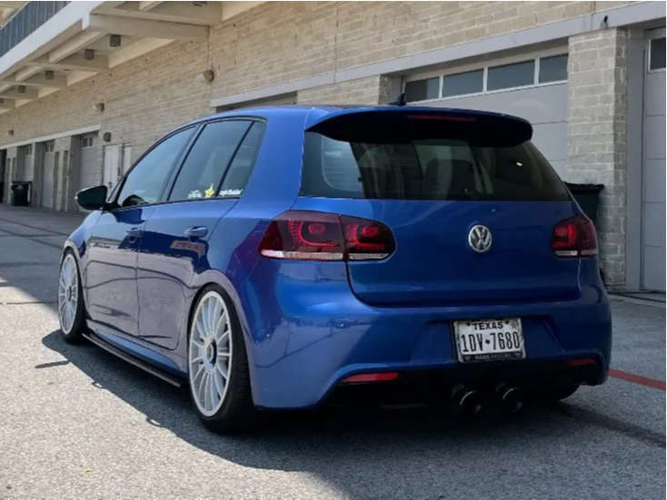 2012 Volkswagen Golf R with 18x8.5 45 Fifteen52 Podium and 225/40R18 ...