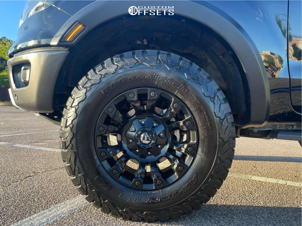 2019 Ford Ranger with 17x9 20 Fuel Vapor and 285/70R17 BFGoodrich All ...