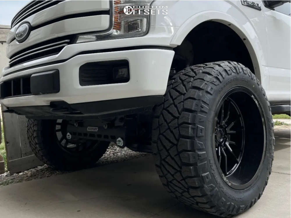 2018 Ford F-150 with 22x12 -44 Fuel Clash and 37/13.5R22 Nitto Ridge ...