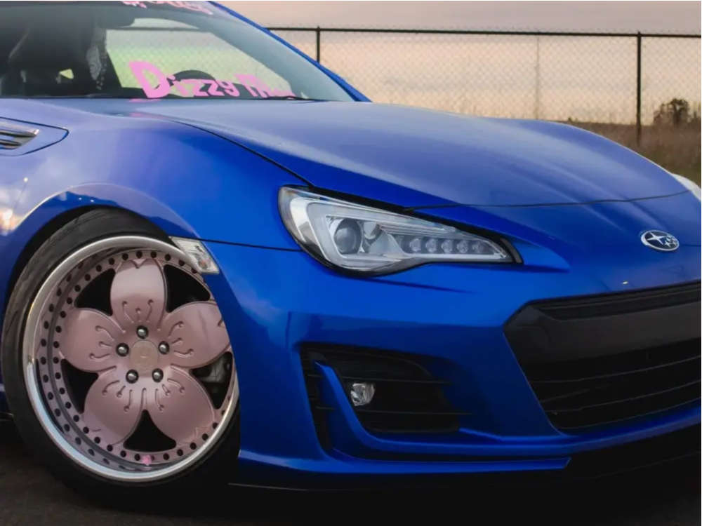 2017 Subaru BRZ with 18x9.5 35 Heritage Sakura and 245/40R18 Nitto ...