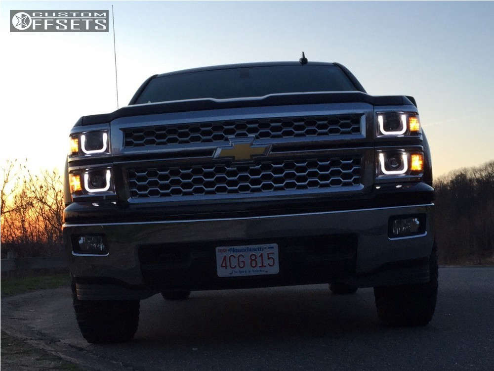 2015 Chevrolet Silverado 1500 with 17x9 -12 Dick Cepek Matrix and 285 ...