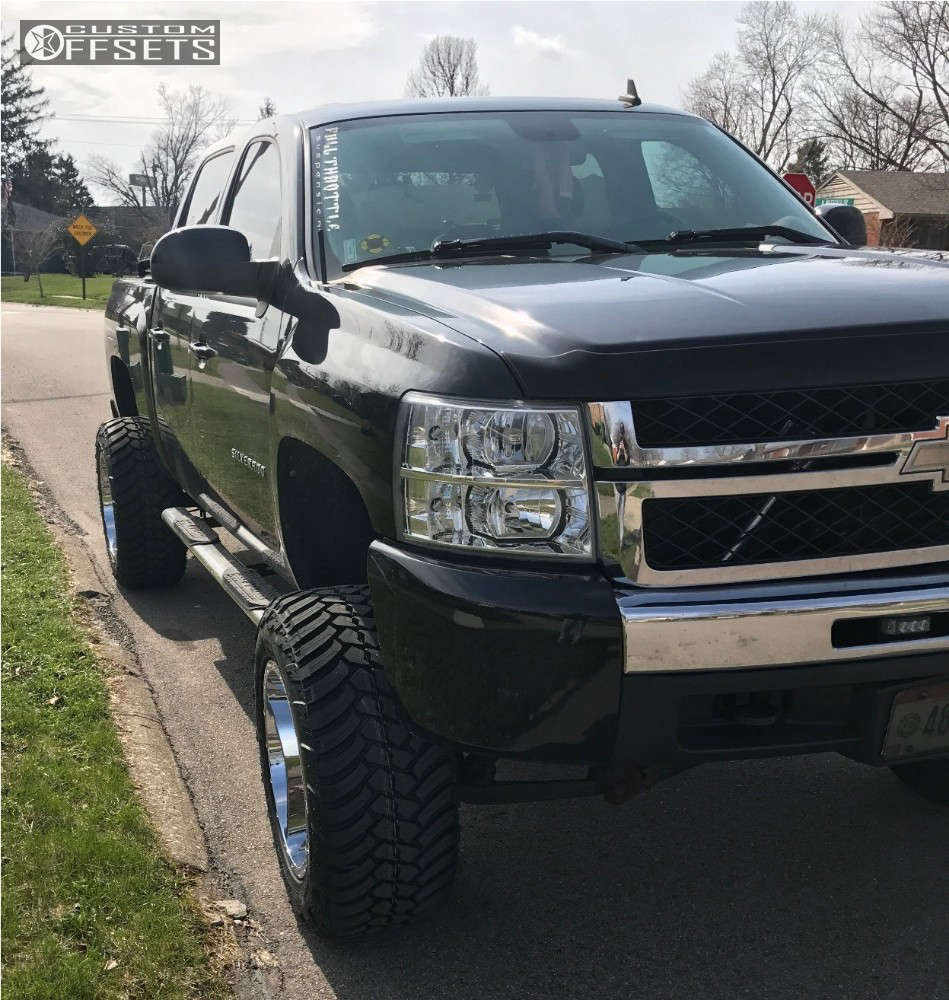 2010 Chevrolet Silverado 1500 with 20x12 -44 Fuel Maverick D536 and 35/ ...