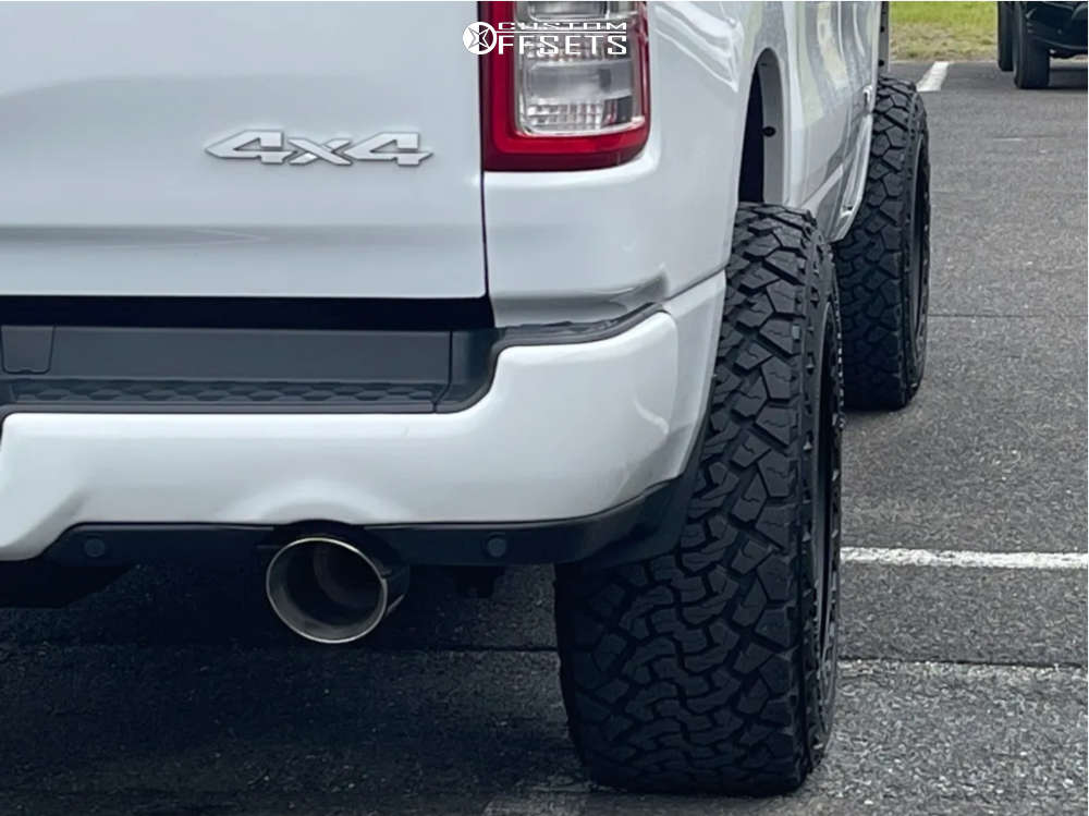 2019 Ram 1500 with 20x12 -44 Vision Tactical and 33/12.5R20 Venom Power ...