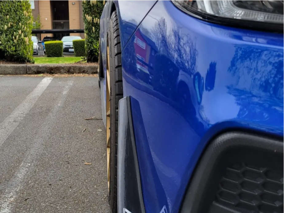 2020 Subaru WRX with 18x8.5 35 Option Lab R716 and 245/45R18 Dunlop ...