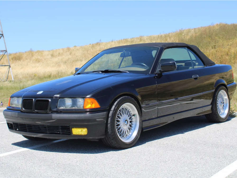 1998 BMW 328i with 17x8 20 BBS Rc090 and 235/45R17 Firestone Firehawk ...