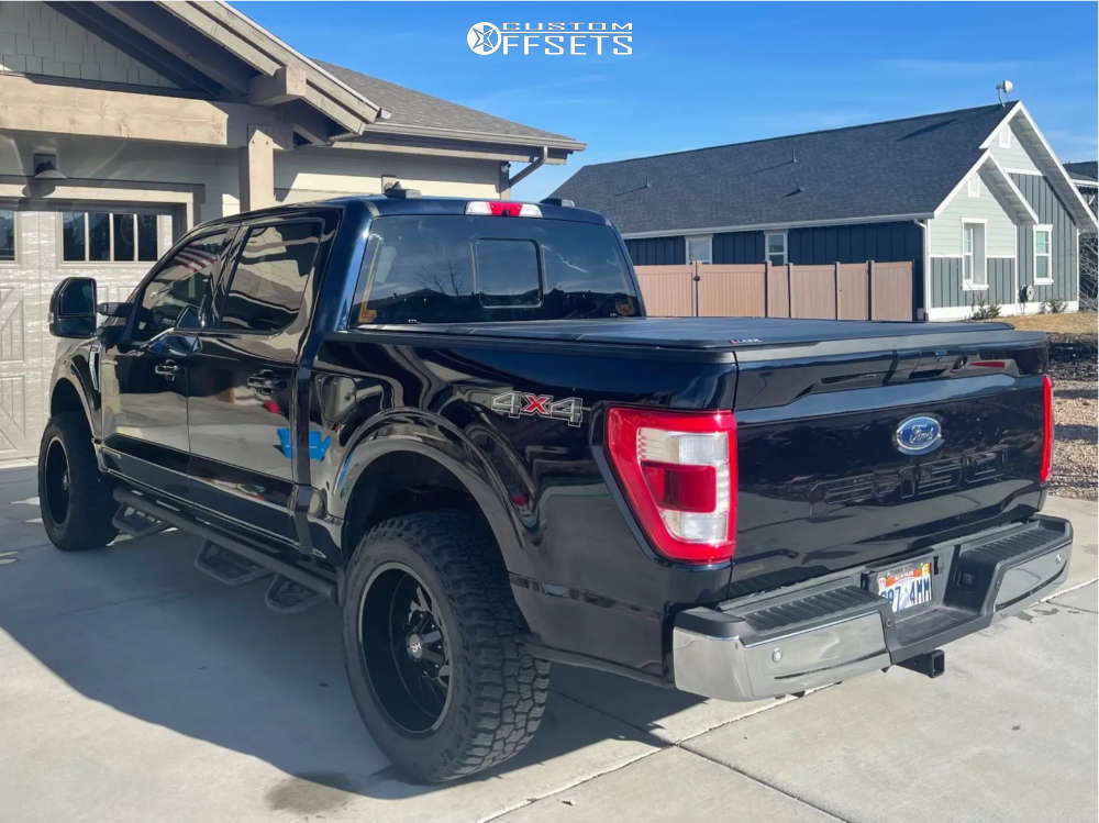 2021 Ford F-150 with 20x10 -18 Hardrock Crusher and 33/12.5R20 Mickey ...