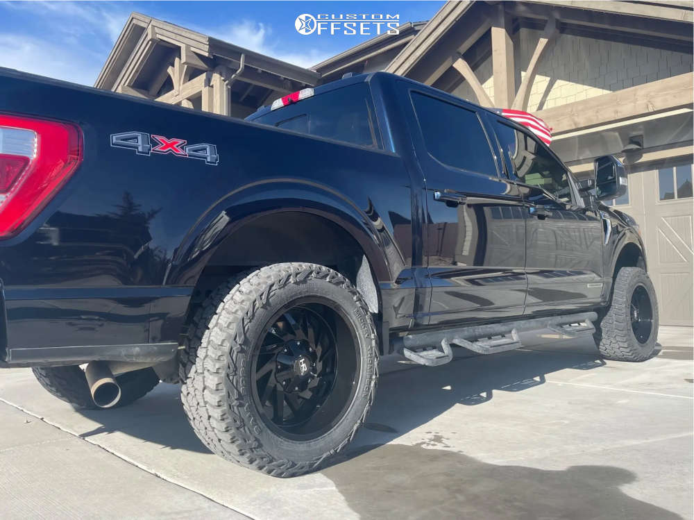 2021 Ford F-150 with 20x10 -18 Hardrock Crusher and 33/12.5R20 Mickey ...