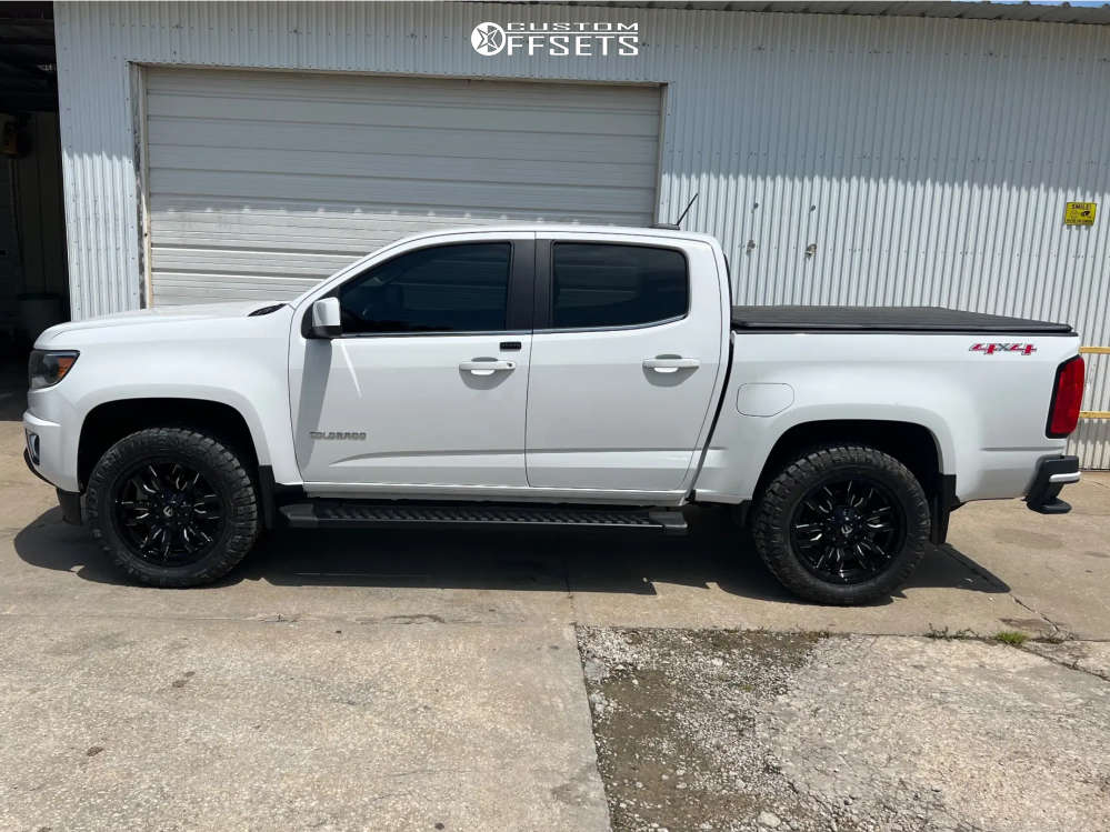 2019 Chevrolet Colorado with 20x9 1 Fuel Sledge D595 and 275/55R20 ...