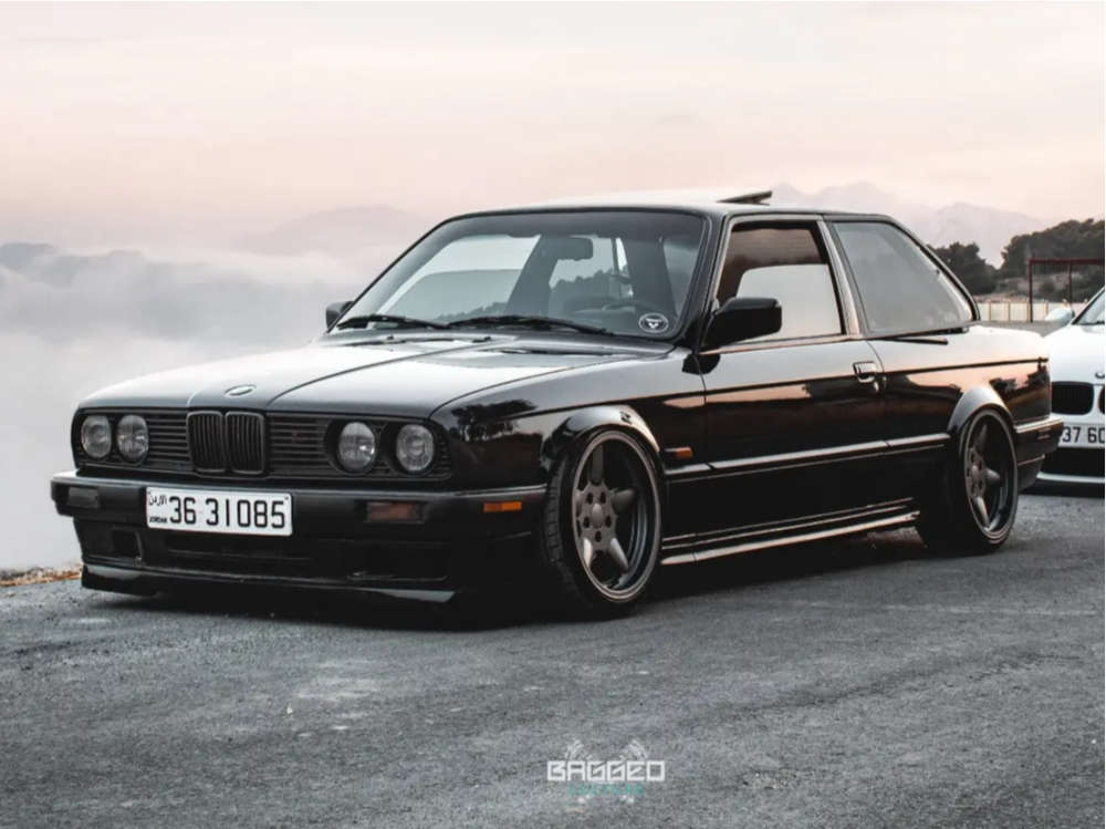 1990 BMW 325i with 17x8.5 13 Ac Schnitzer Type 1 and 205/40R17 GT ...