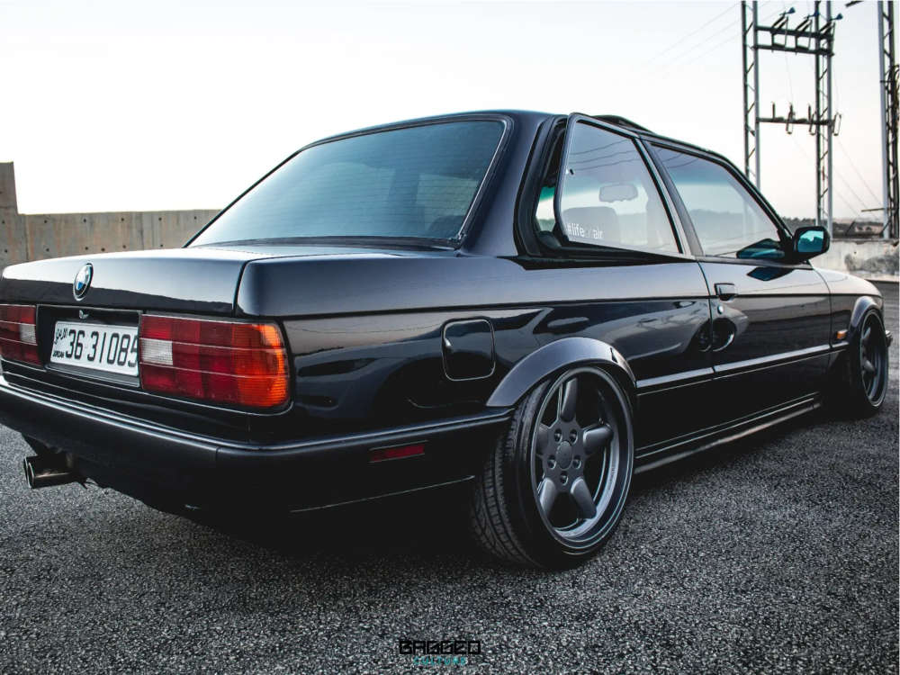 1990 BMW 325i with 17x8.5 13 Ac Schnitzer Type 1 and 205/40R17 GT ...