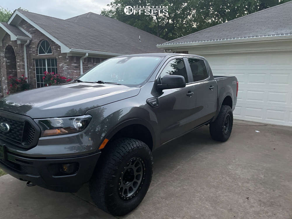 2020 Ford Ranger with 17x8.5 0 Method Mr305 and 285/75R17 Nitto Ridge ...