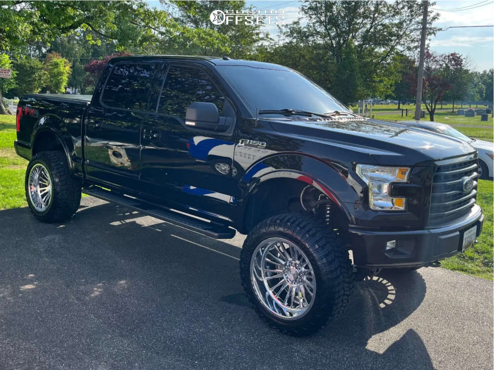 2017 Ford F-150 with 22x12 -44 Axe Forged Af7.5 and 35/12.5R22 Radar ...