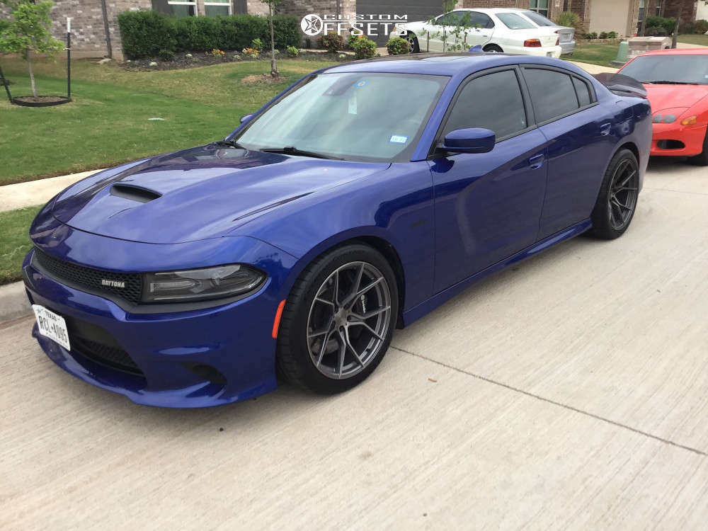 2018 Dodge Charger with 20x9 20 Stance Sf-07 and 275/40R20 Continental ...