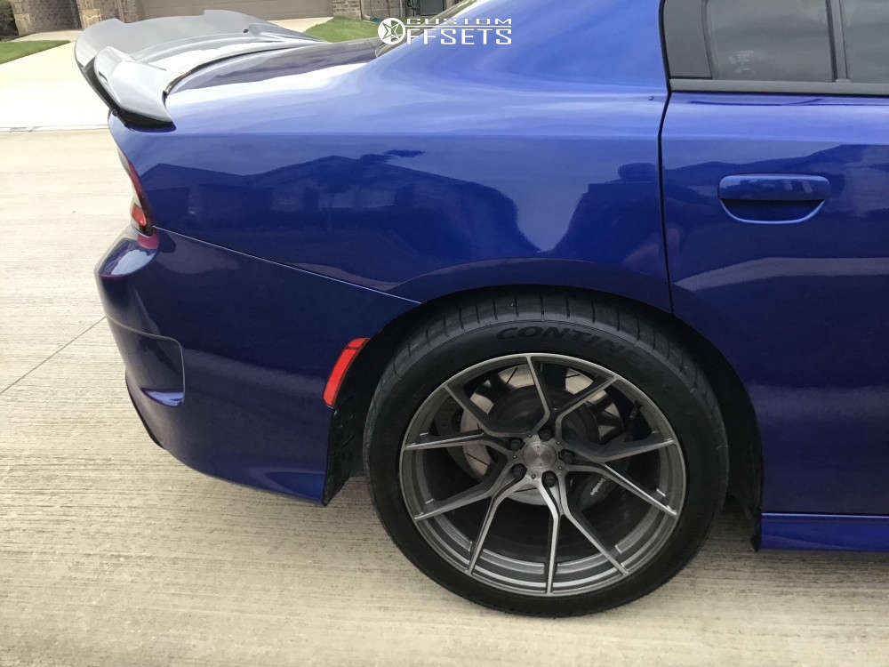 2018 Dodge Charger with 20x9 20 Stance Sf-07 and 275/40R20 Continental ...