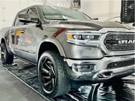2020 Ram 1500 with 22x10 -18 Fuel Reaction and 285/50R22 Nitto Terra ...