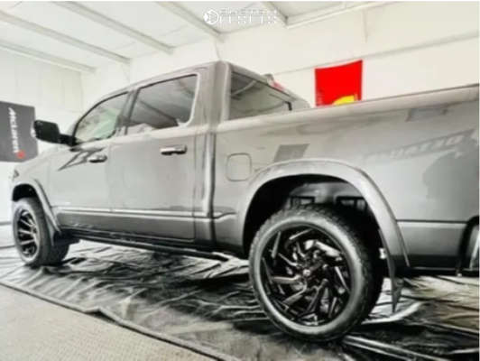 2020 Ram 1500 with 22x10 -18 Fuel Reaction and 285/50R22 Nitto Terra ...