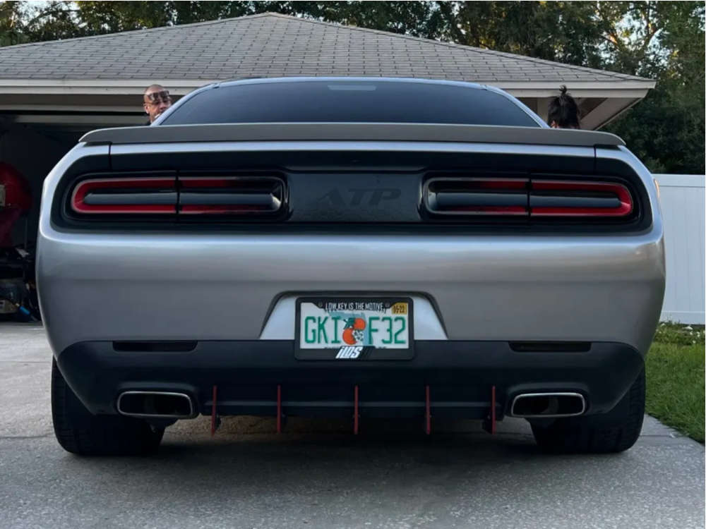 2017 Dodge Challenger with 20x9.5 18 Voxx Replicas Hellcat 2 and 275 ...