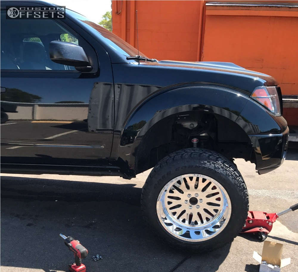 2006 Nissan Frontier with 20x12 -40 American Force Evo SS and 305/55R20 ...