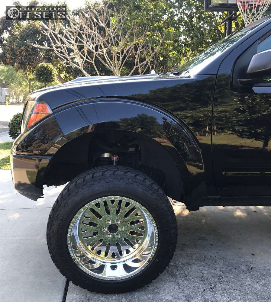 2006 Nissan Frontier with 20x12 -40 American Force Evo SS and 305/55R20 ...