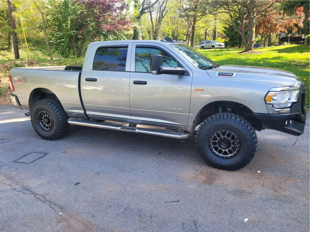 2020 Ram 2500 with 17x9 18 KMC Km544 and 37/12.5R17 Nexen Roadian Mtx ...