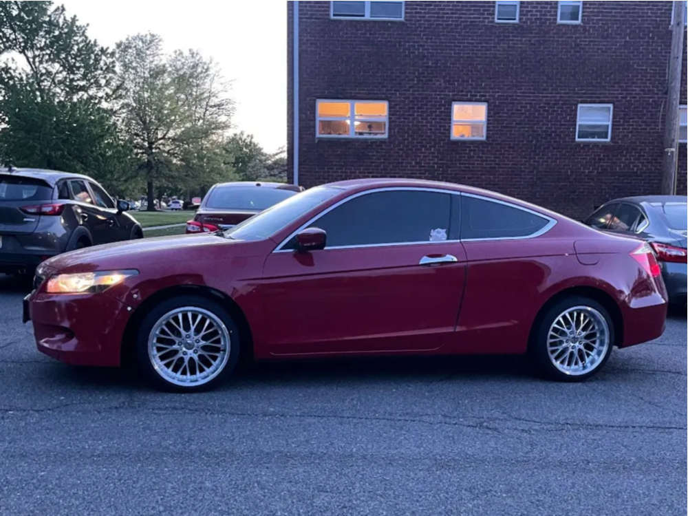 2010 Honda Accord with 18x9 35 ARC Ar6 and 225/40R18 Vercelli Strada Ii ...