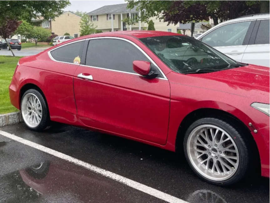 2010 Honda Accord with 18x9 35 ARC Ar6 and 225/40R18 Vercelli Strada Ii ...