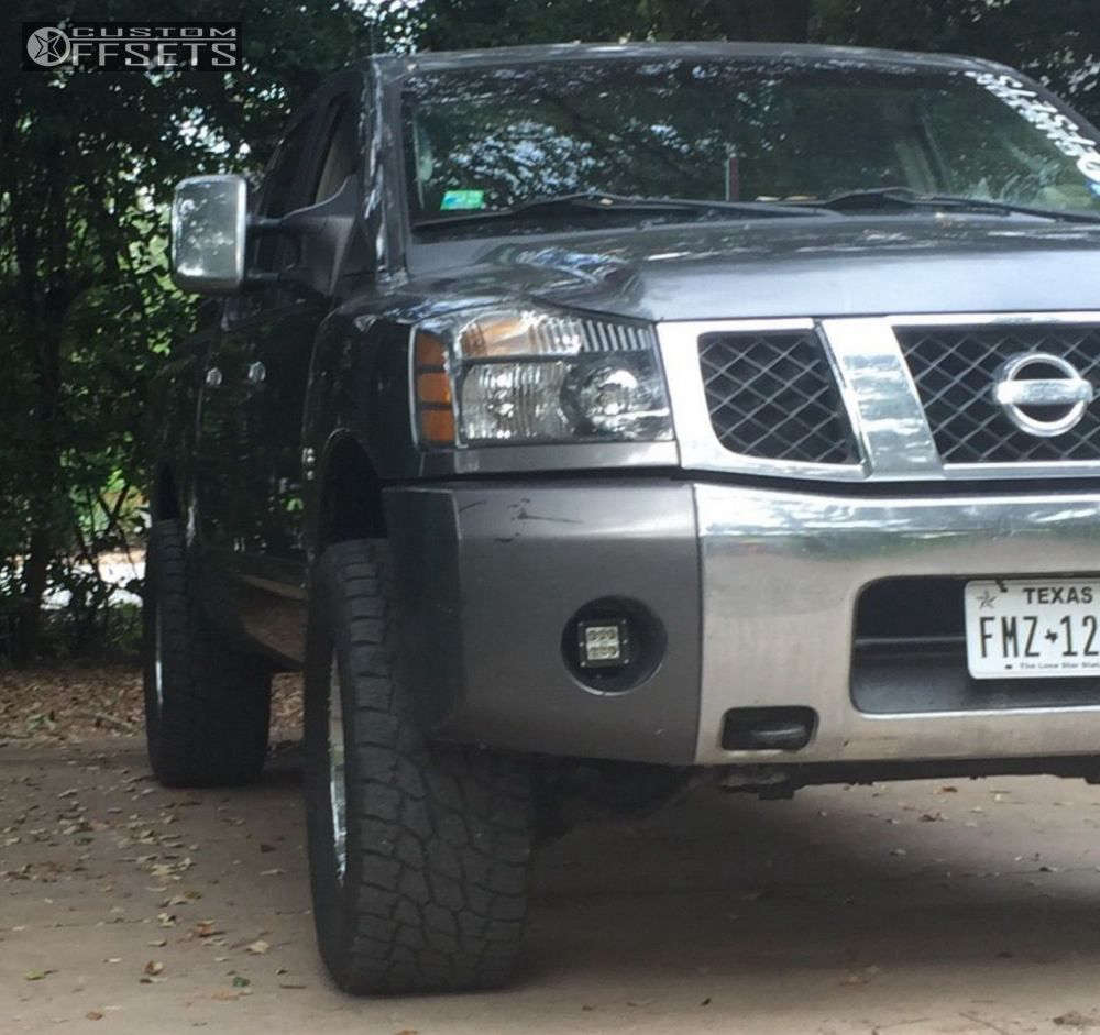 2004 Nissan Titan with 18x9 -6 Pro Comp Series 89 and 325/60R18 Nitto ...