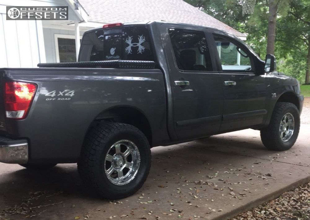 2004 Nissan Titan with 18x9 -6 Pro Comp Series 89 and 325/60R18 Nitto ...