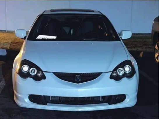 2004 Acura RSX with 17x8 35 Enkei Bortex and 225/45R17 Michelin Pilot ...