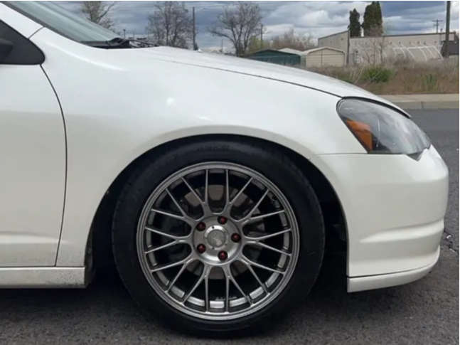 2004 Acura RSX with 17x8 35 Enkei Bortex and 225/45R17 Michelin Pilot ...