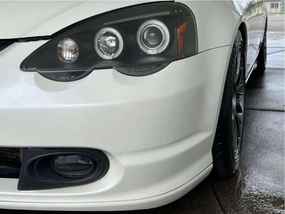 2004 Acura RSX with 17x8 35 Enkei Bortex and 225/45R17 Michelin Pilot ...