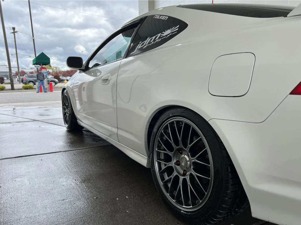 2004 Acura RSX with 17x8 35 Enkei Bortex and 225/45R17 Michelin Pilot ...