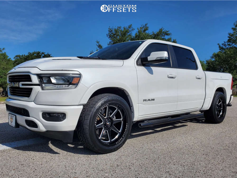 2019 Ram 1500 with 22x10 -18 Force Form By American Force Trail and 305 ...