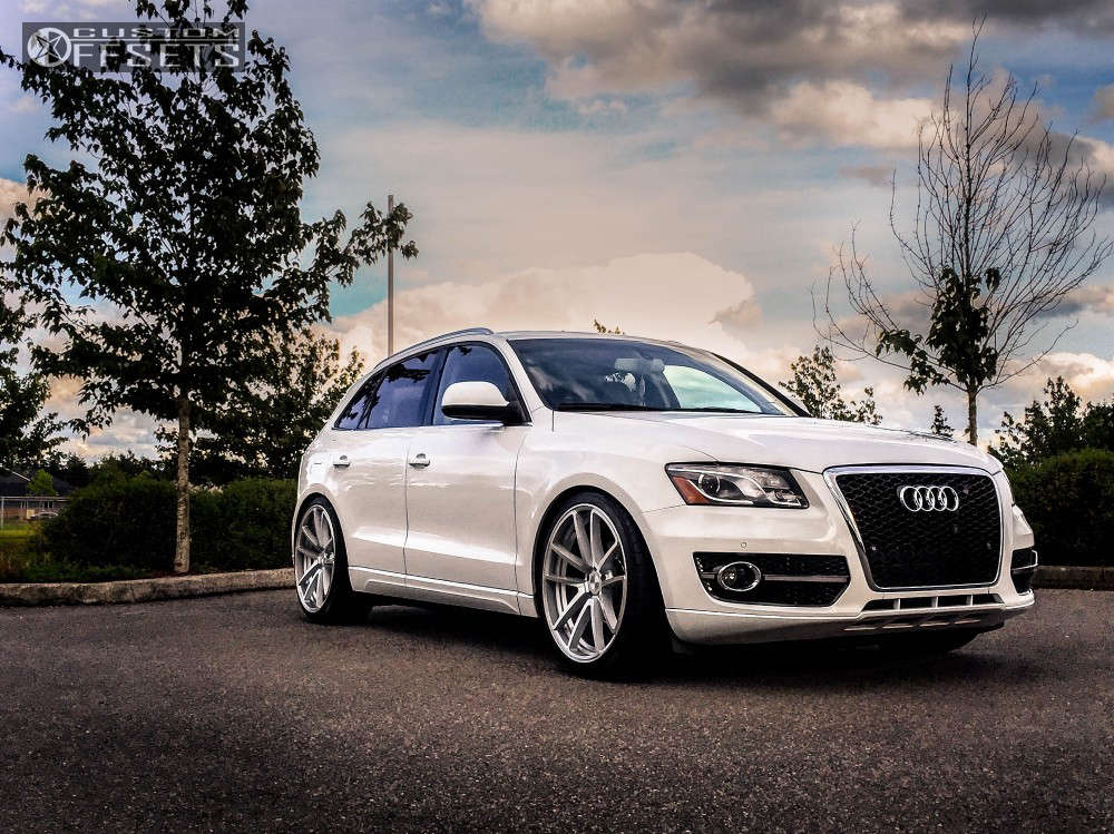 2012 Audi Q5 with 22x10 38 Rotiform Spf and 265/35R22 Nankang and ...