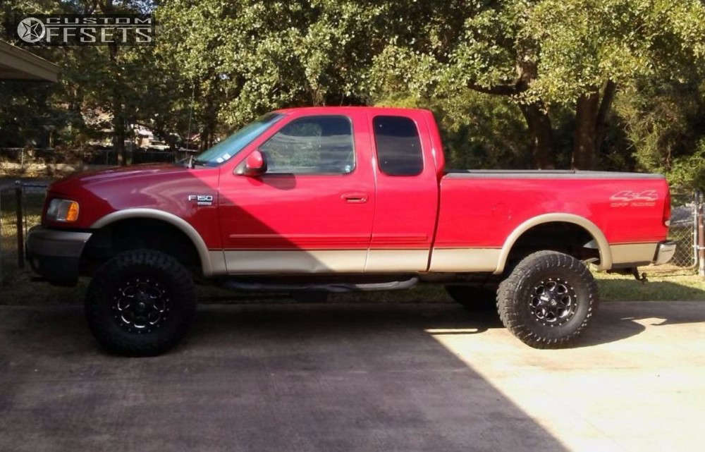 2000 Ford F-150 with 16x8 1 Fuel Boost and 315/75R16 Toyo Tires Open ...