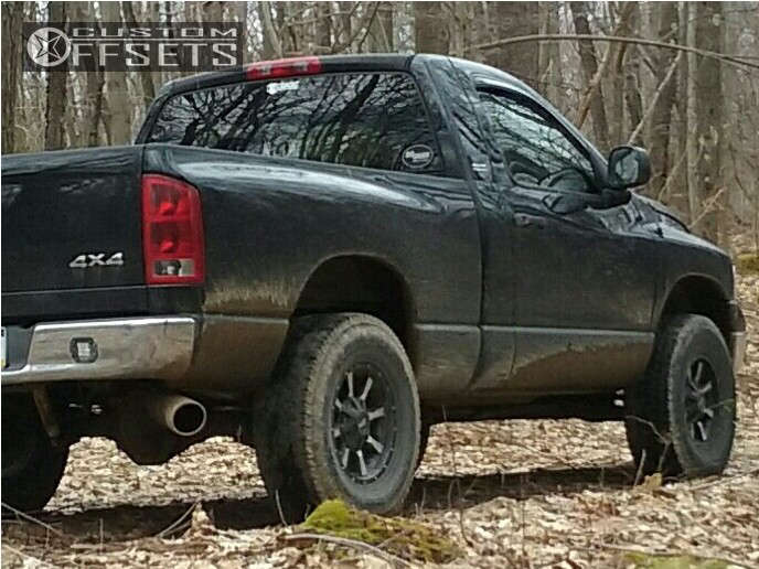 2003 Dodge Ram 1500 with 17x8 0 Moto Metal Mo970 and 285/75R17 Nitto ...