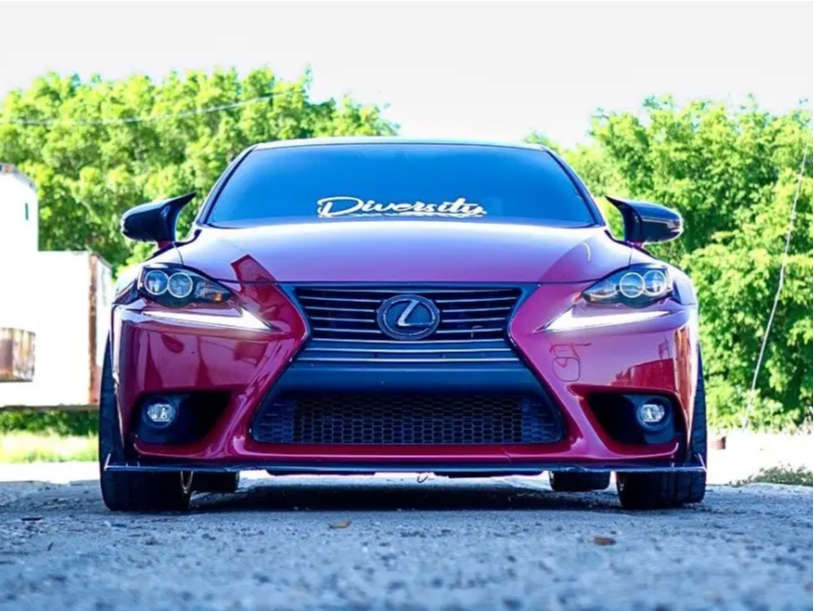 2015 Lexus IS250 with 18x8.5 20 TSW Silvano and 255/35R18 Nitto Nt555 ...