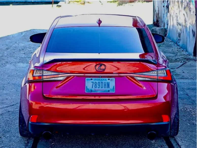 2015 Lexus IS250 with 18x8.5 20 TSW Silvano and 255/35R18 Nitto Nt555 ...