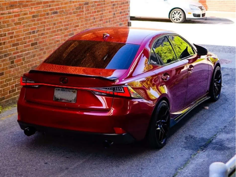 2015 Lexus IS250 with 18x8.5 20 TSW Silvano and 255/35R18 Nitto Nt555 ...