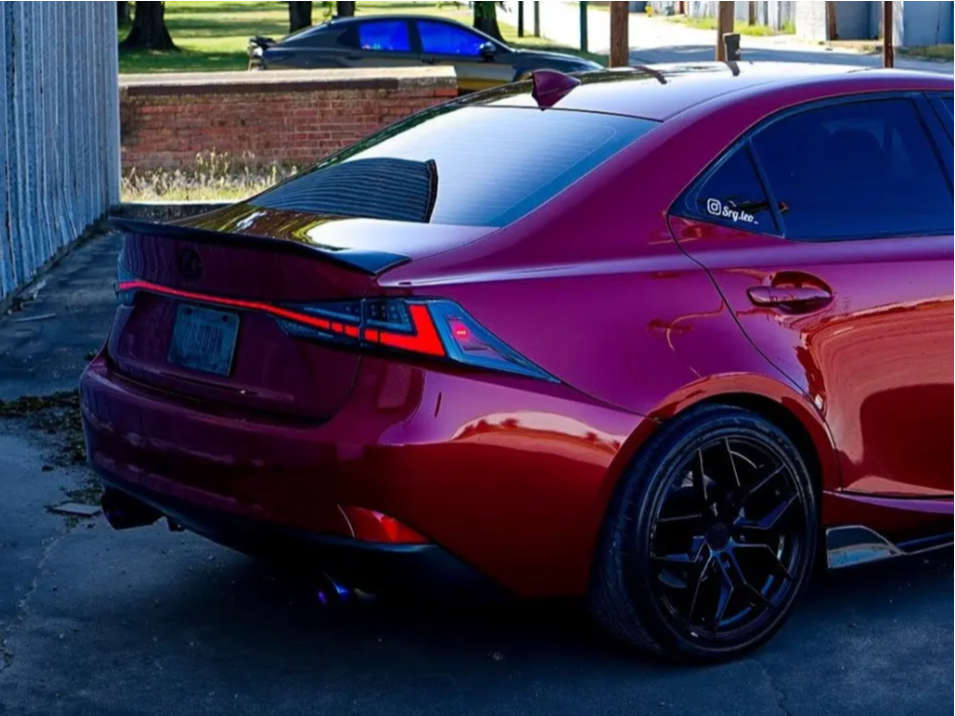 2015 Lexus IS250 with 18x8.5 20 TSW Silvano and 255/35R18 Nitto Nt555 ...