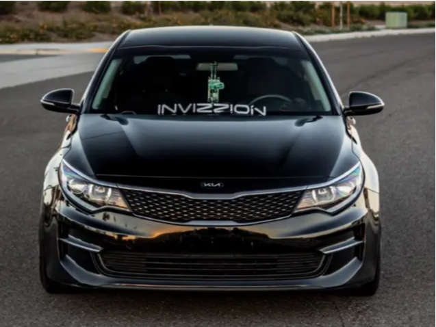 2016 Kia Optima with 17x8 35 AVID1 Av6 and 215/55R17 Federal Evolution ...