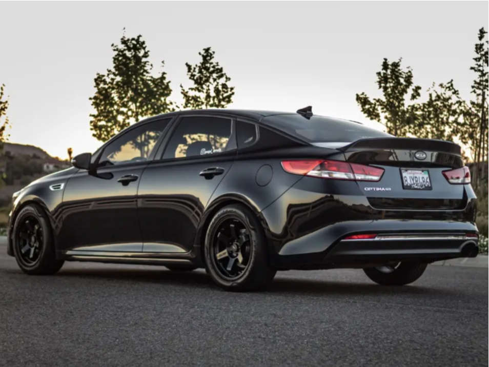 2016 Kia Optima with 17x8 35 AVID1 Av6 and 215/55R17 Federal Evolution ...