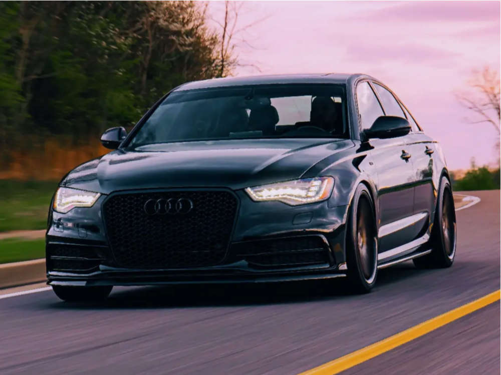 2014 Audi S6 with 20x9 35 Ferrada FR2 and 275/30R20 Nitto Nt555 G2 and Air Suspension | Custom ...
